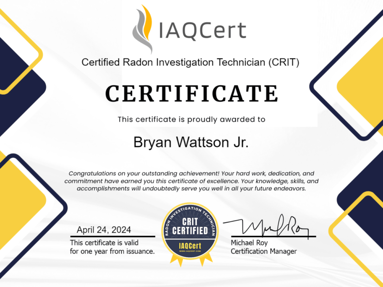 Indoor Air Quality Certification Programs (Flexible Options!)